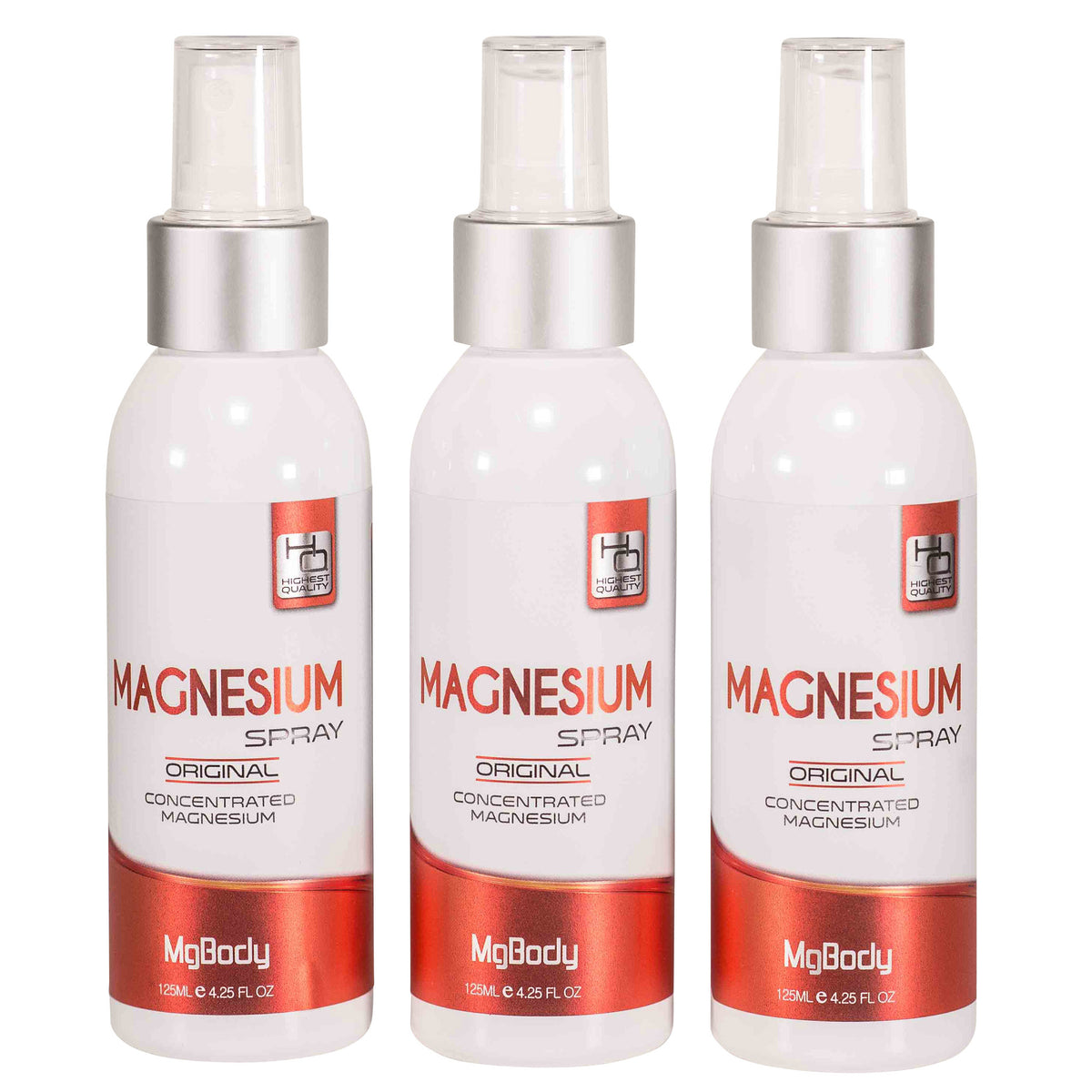 Magnesium Spray 3 Pack - Original 125ml – MGBODY MAGNESIUM